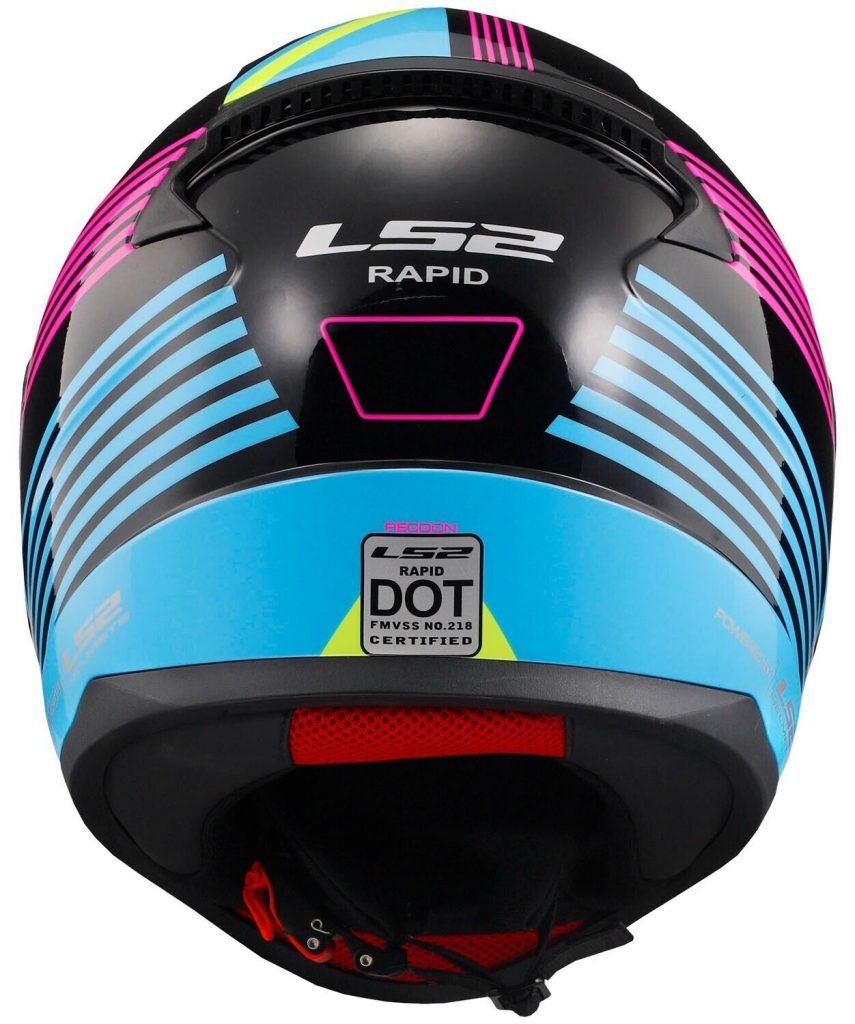 LS2 Rapid Street Light Blue Pink S / M - Wheeler მოტო მაღაზია Fullface ...